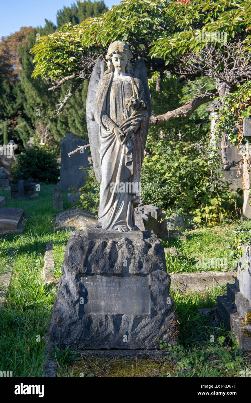 The Grave of Thomas Basil Fanshawe 1905 at Locksbrook Cemetery, Bath ...