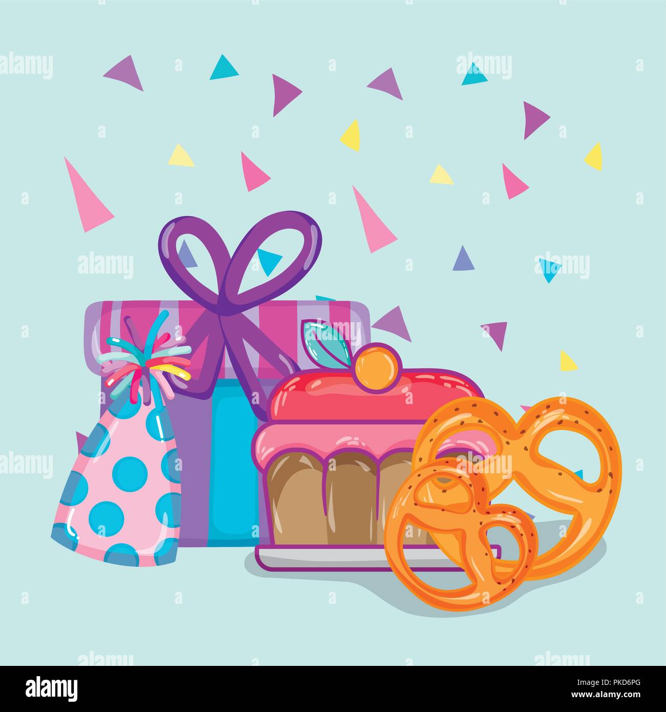 Birthday candies cartoons Stock Vector Image & Art - Alamy