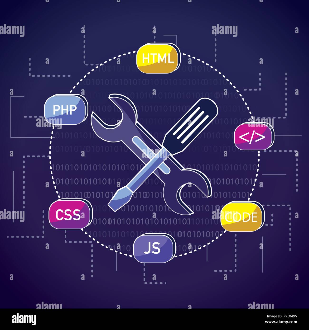 Program coding concept Stock Vector Image & Art - Alamy