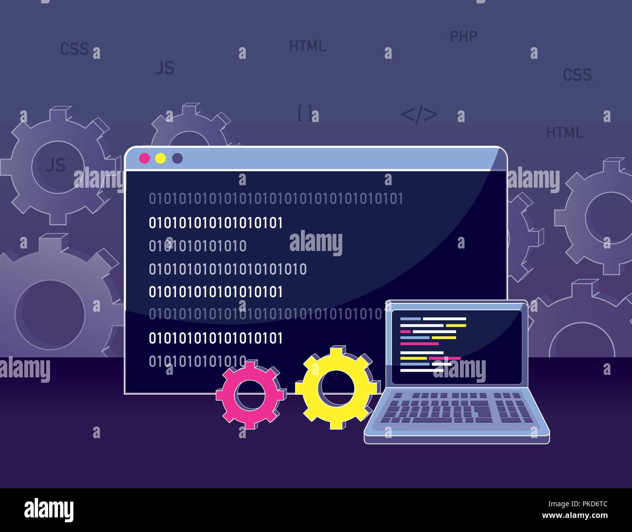 Program Coding Concept Stock Vector Image And Art Alamy