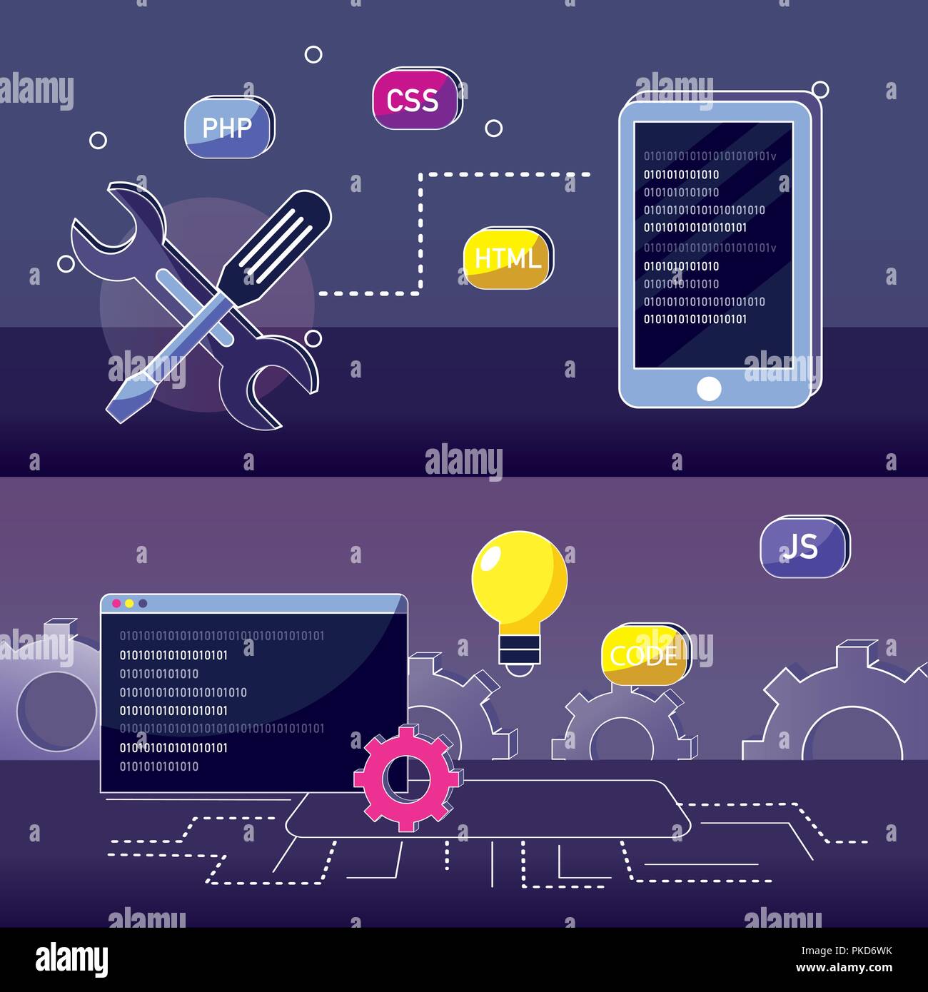 Program coding concept Stock Vector Image & Art - Alamy Program coding concept Stock Vector Image & Art - Alamy