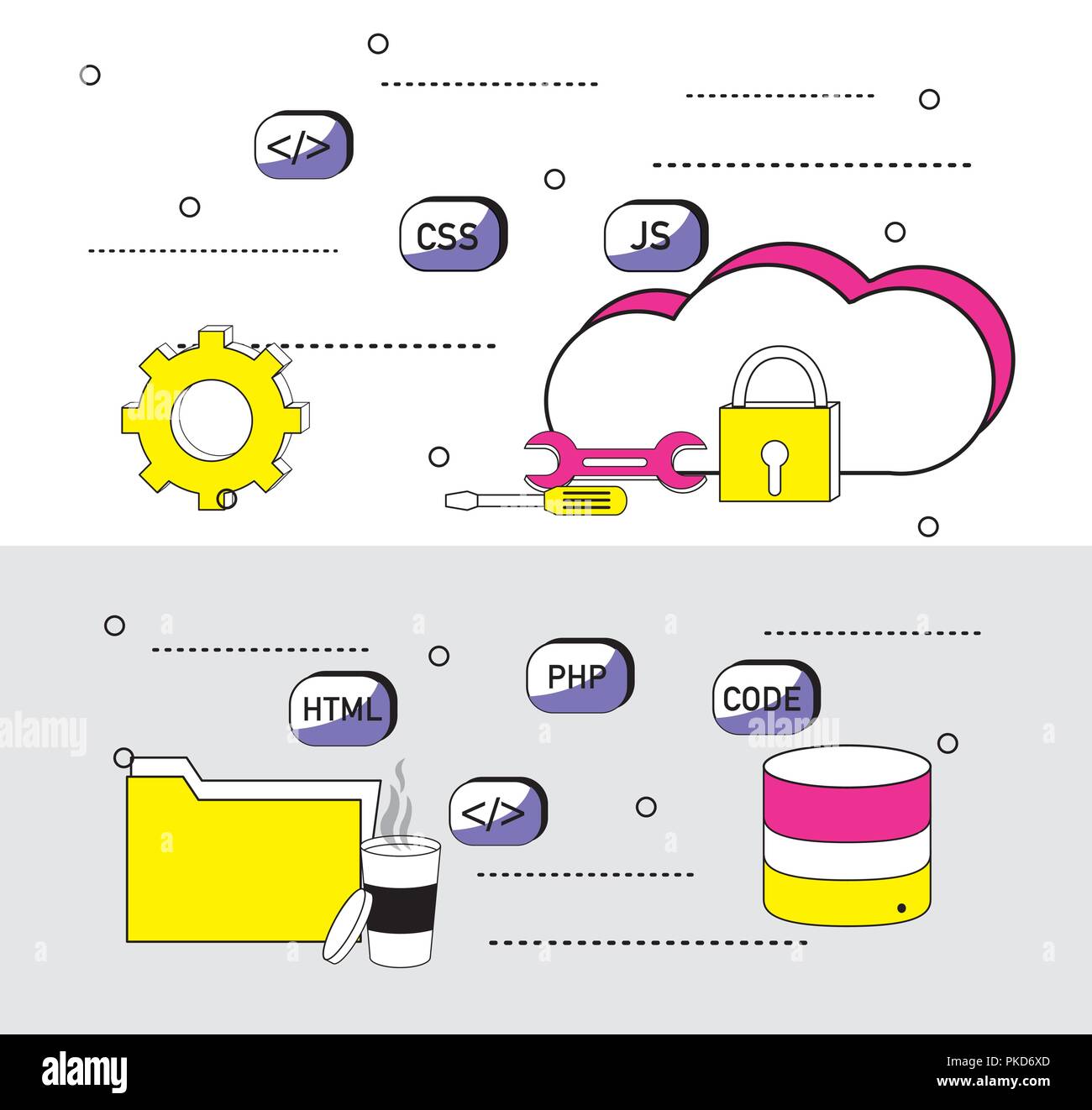 Program Coding Concept Stock Vector Image And Art Alamy