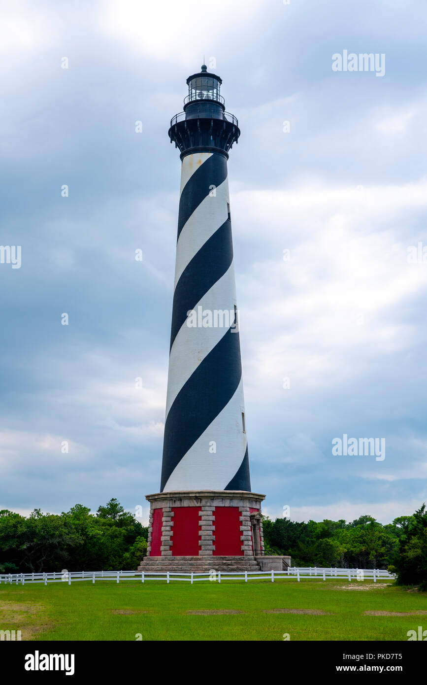 Cape Hatteras Lighthouse in the Cape Hatteras National Seashore section ...