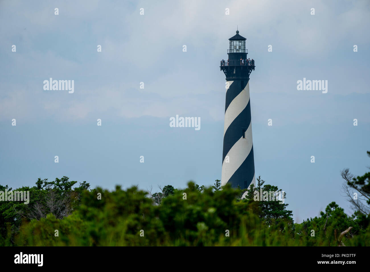 Cape Hatteras Lighthouse in the Cape Hatteras National Seashore section ...