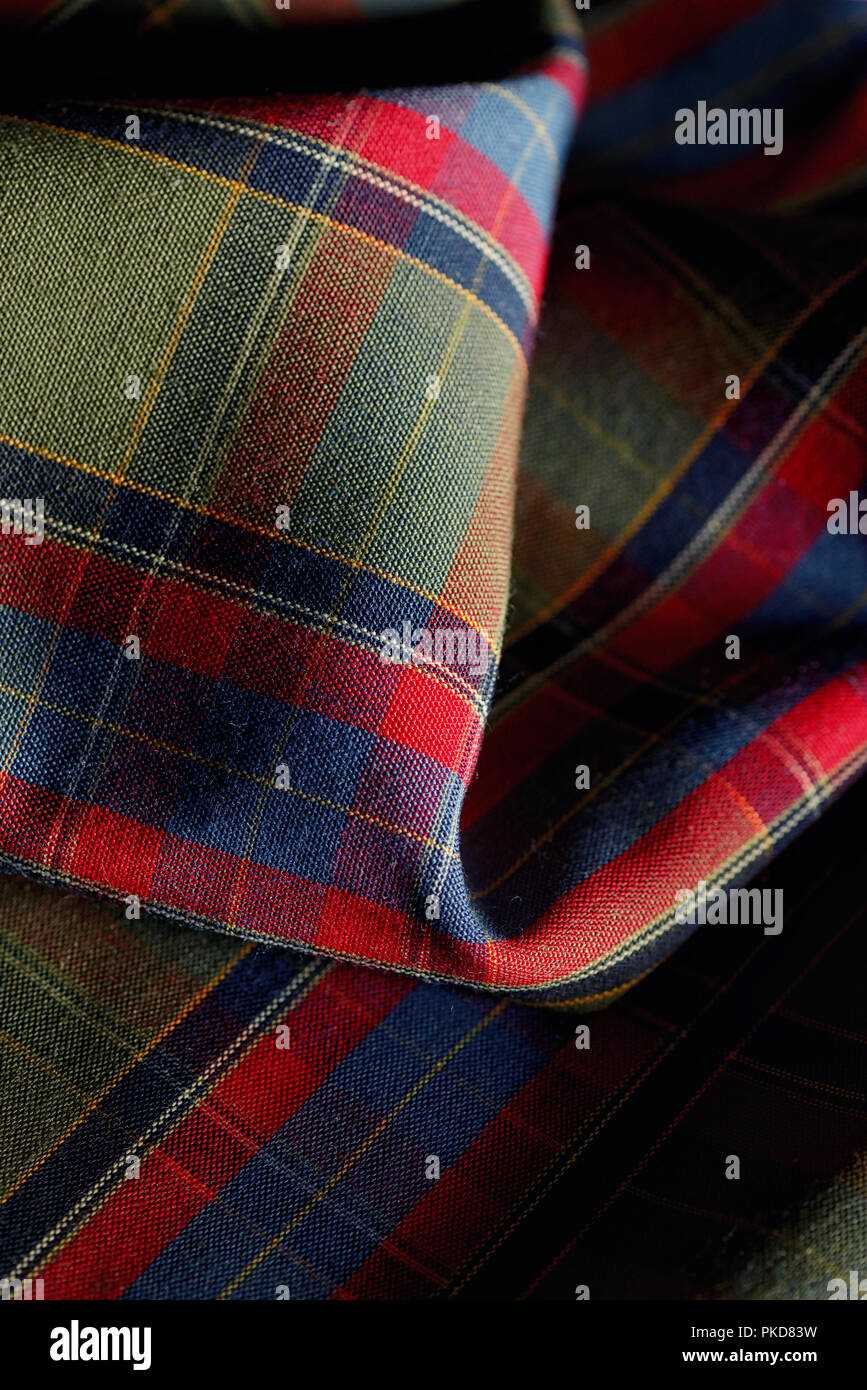 Holiday Plaid Fabric Patern Background Stock Photo - Alamy