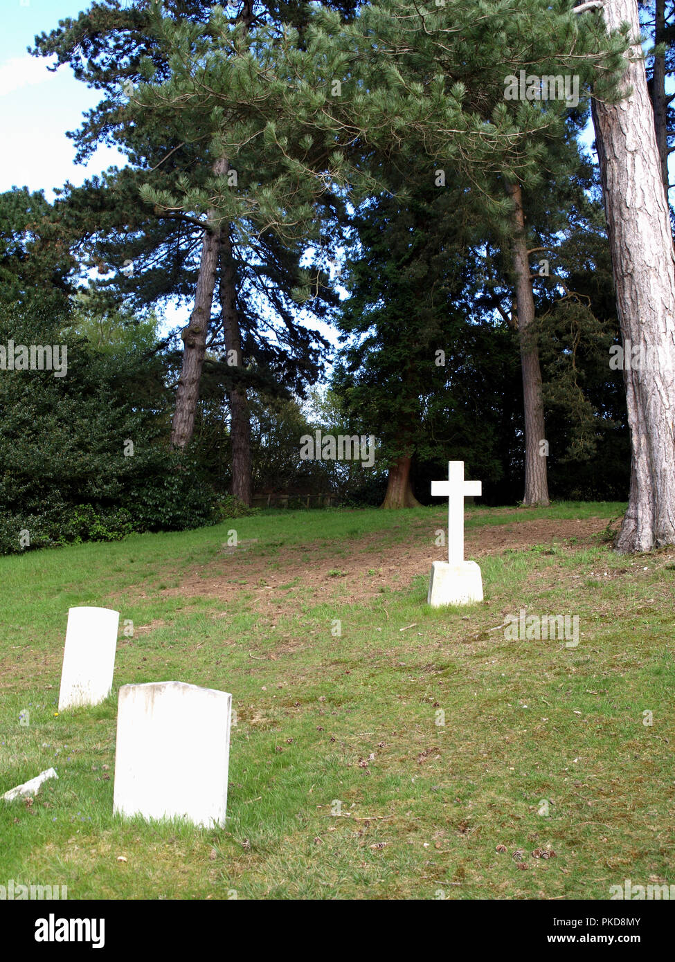 Commonwealth War Graves cemetery at Royal Victoria Country Park, Netley ...