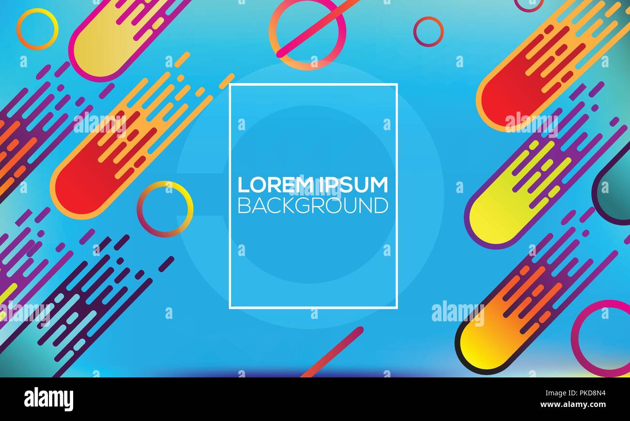 Comets have united and fly to conquer outer space. Abstract background ...