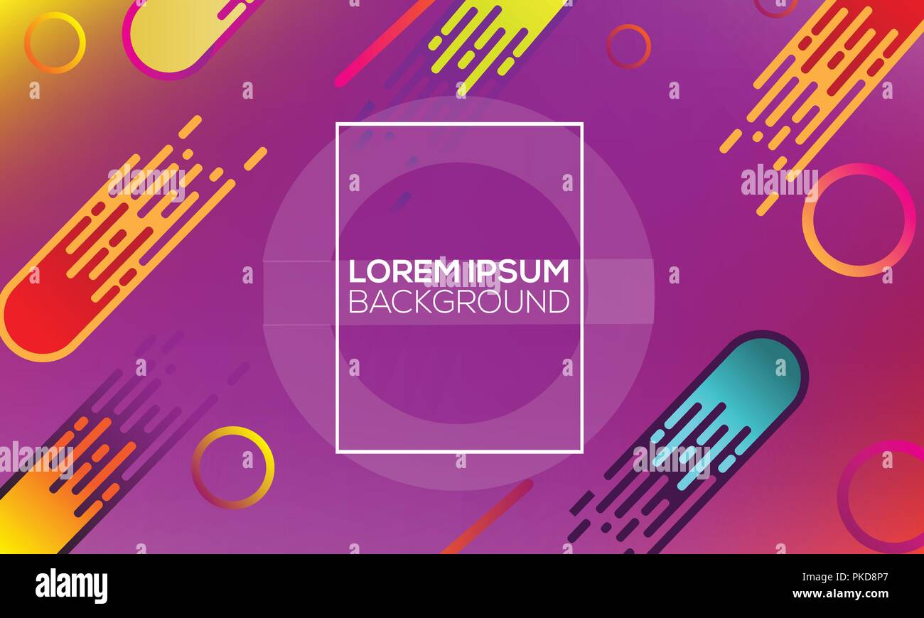 Comets have united and fly to conquer outer space. Abstract background ...