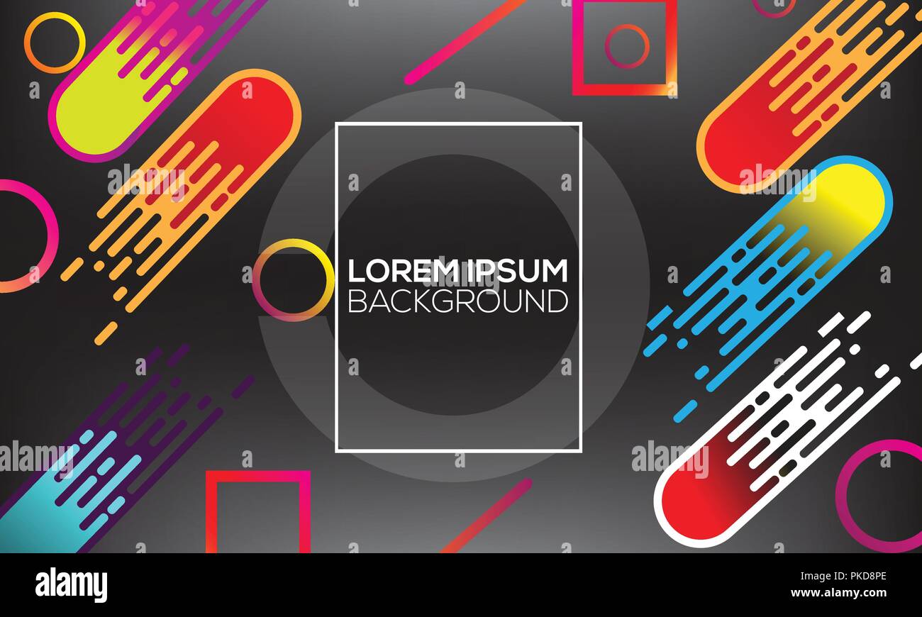 Comets have united and fly to conquer outer space. Abstract particles ...