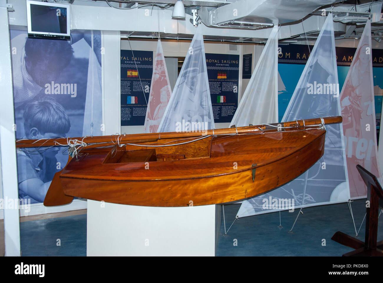 1952 P Class New Zealand Sailing Dingy Her Majestys Yacht Britannia ...