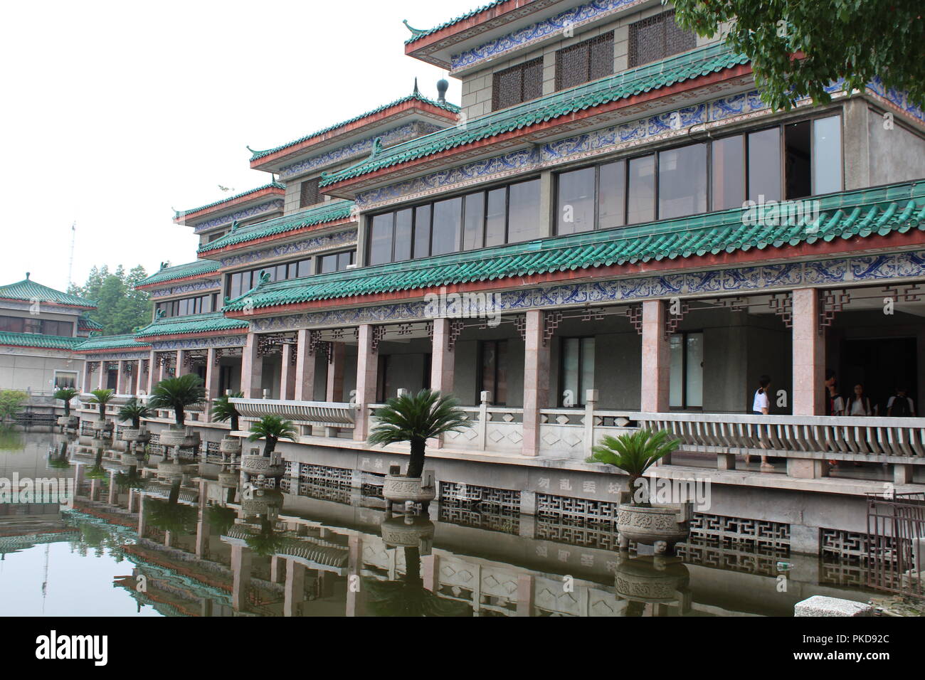 The rear building at the Jingzhou Museum Stock Photo - Alamy