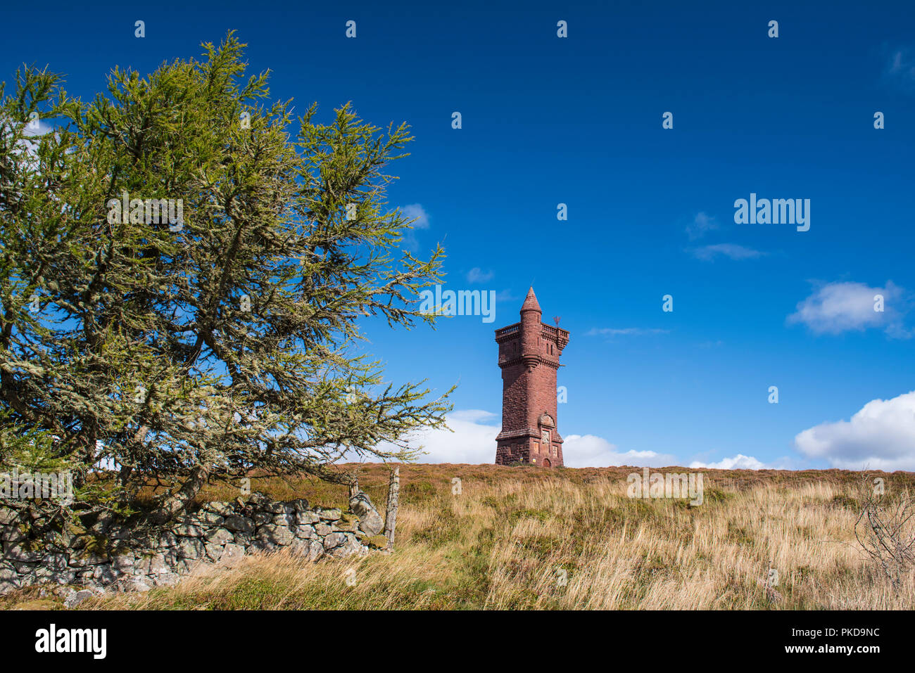 Airlie Memorial Monument on Tulloch Hill between Glen Prosen and Glen ...