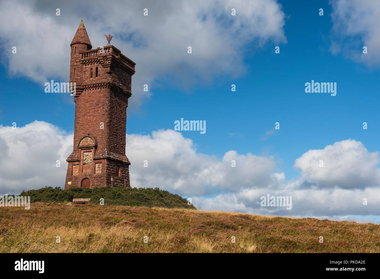 Airlie Memorial Monument on Tulloch Hill between Glen Prosen and Glen ...