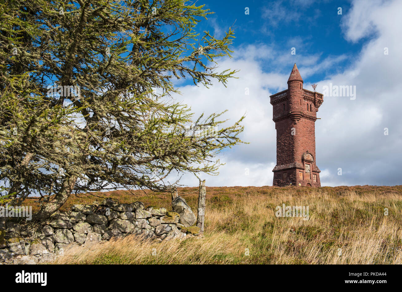 Airlie Memorial Monument on Tulloch Hill between Glen Prosen and Glen ...