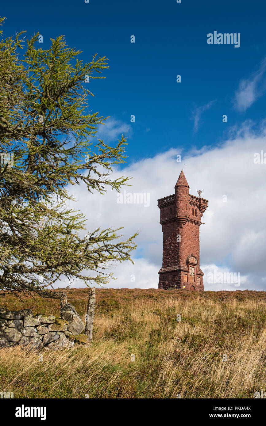 Airlie Memorial Monument on Tulloch Hill between Glen Prosen and Glen ...