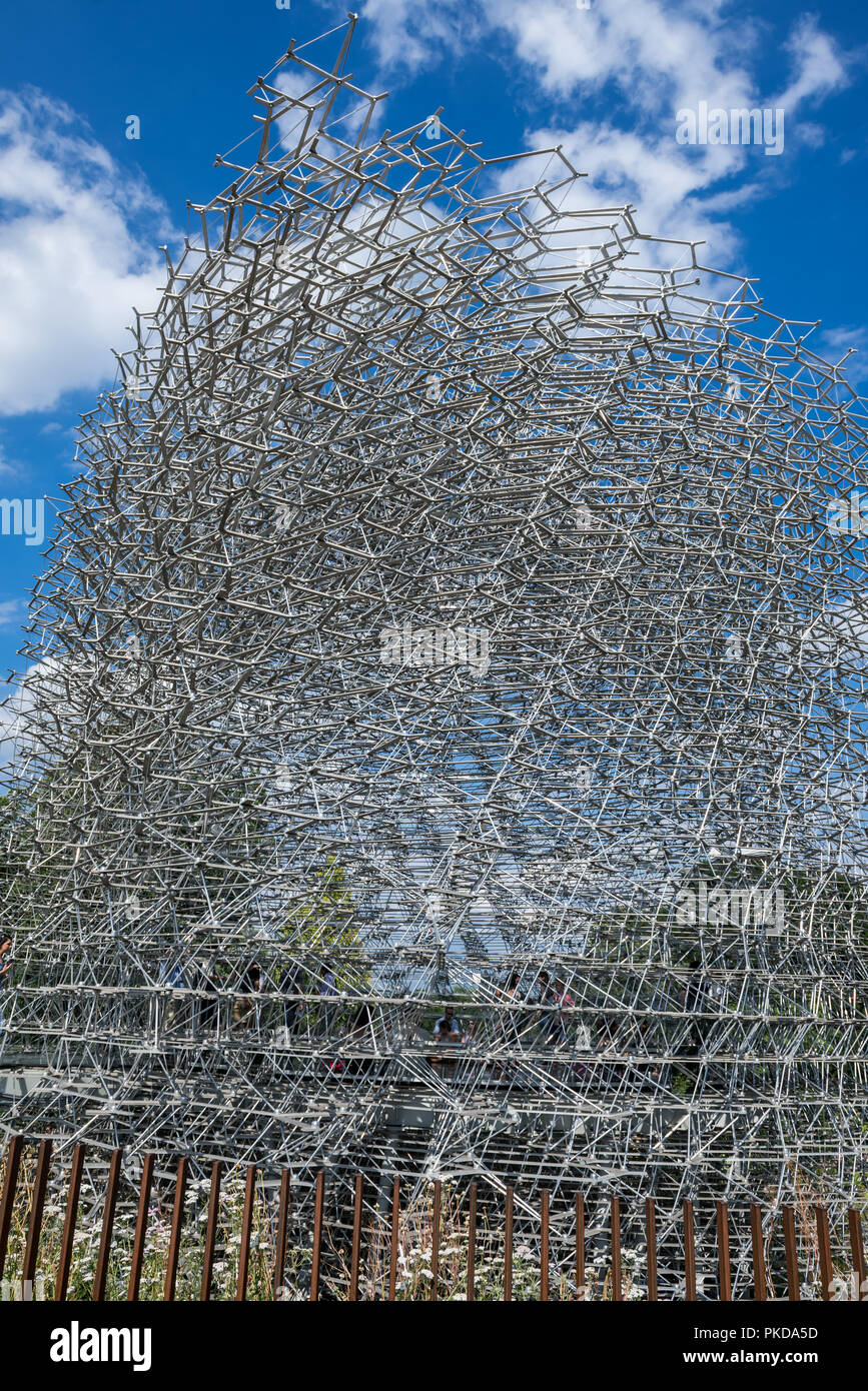 The Hive, Kew Gardens - Created by artist Wolfgang Buttress Stock Photo ...