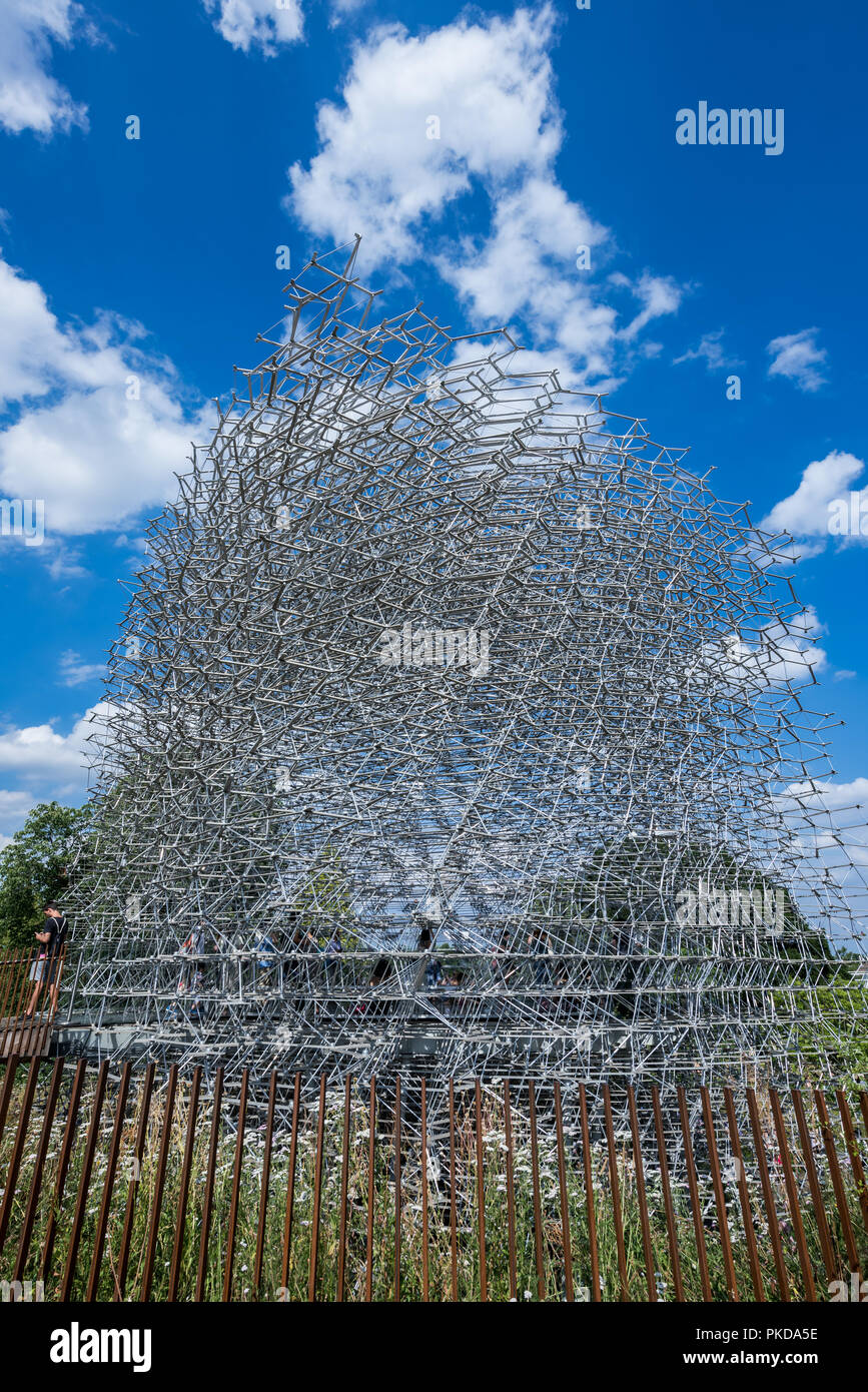 The Hive, Kew Gardens - Created by artist Wolfgang Buttress Stock Photo ...