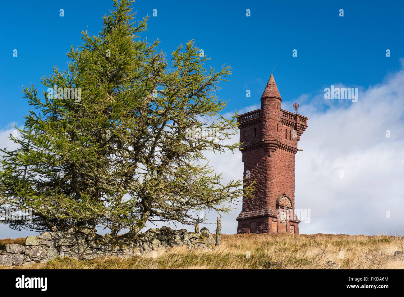 Airlie Memorial Monument on Tulloch Hill between Glen Prosen and Glen ...