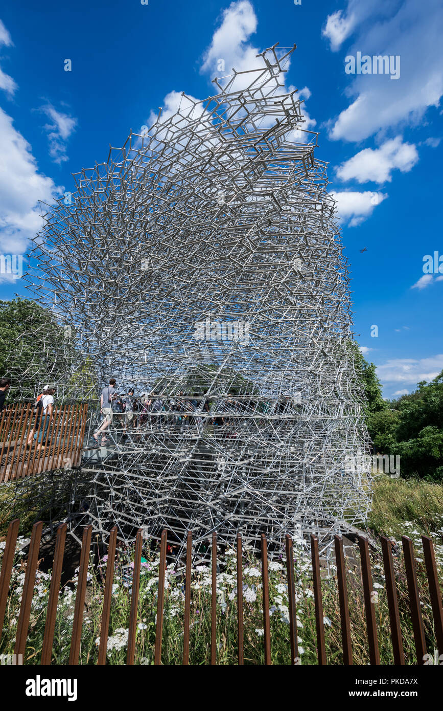 The Hive, Kew Gardens - Created by artist Wolfgang Buttress Stock Photo ...