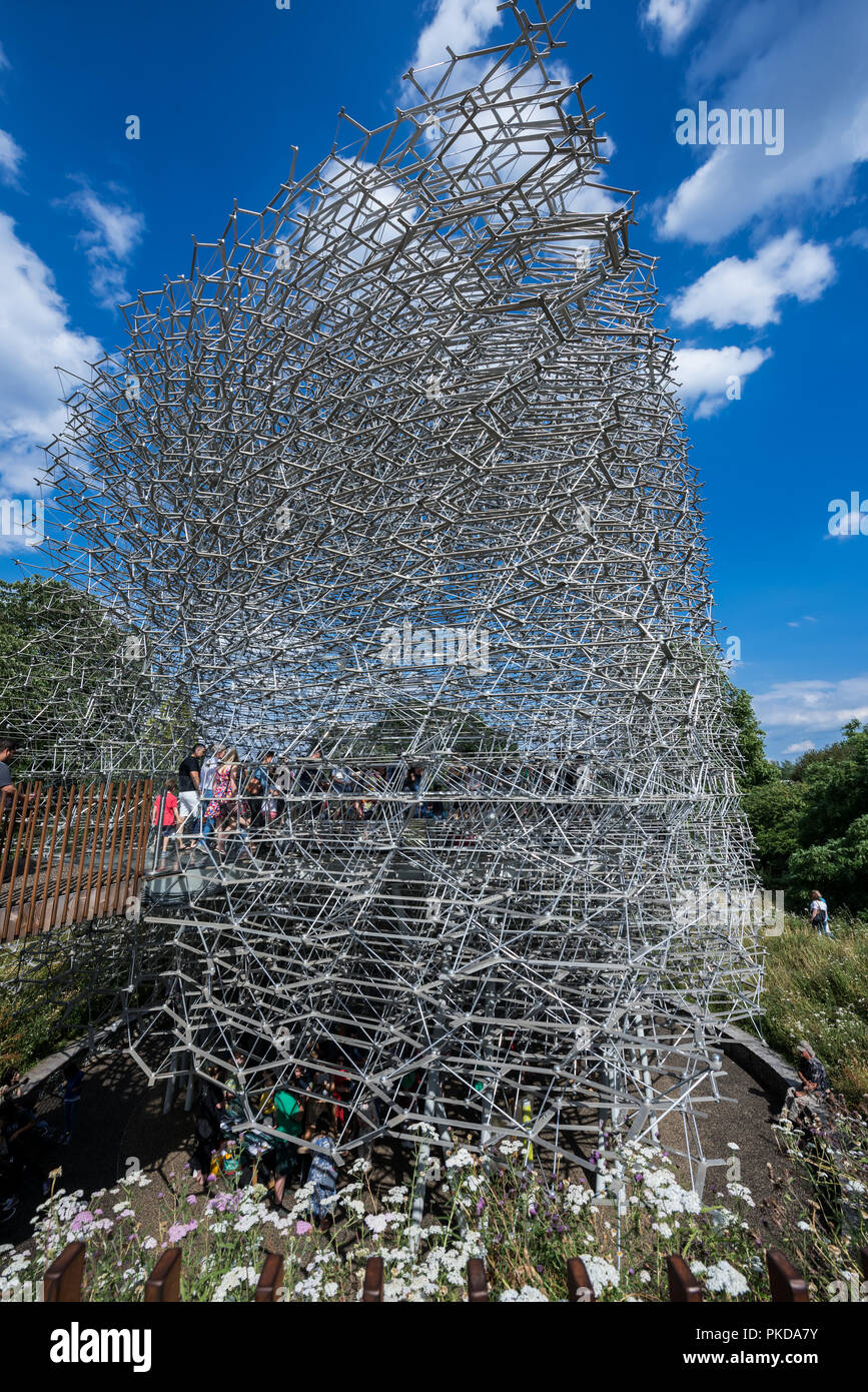 The Hive, Kew Gardens - Created by artist Wolfgang Buttress Stock Photo ...