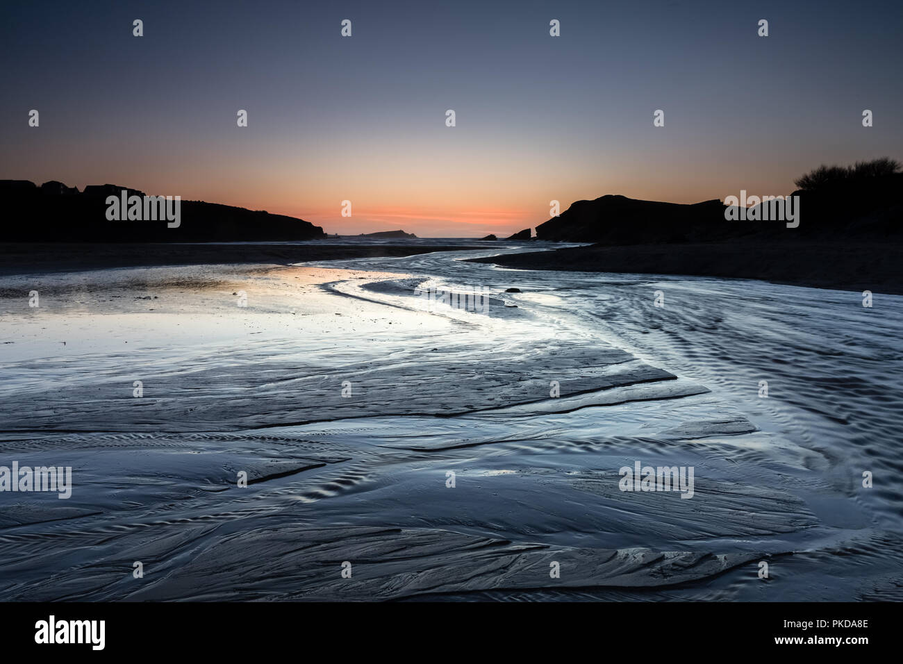 Cornwall silhouette hi-res stock photography and images - Alamy
