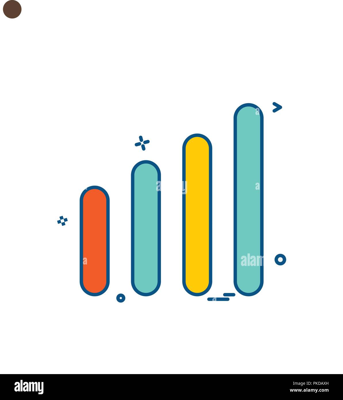 Graph icon design vector Stock Vector Image & Art - Alamy