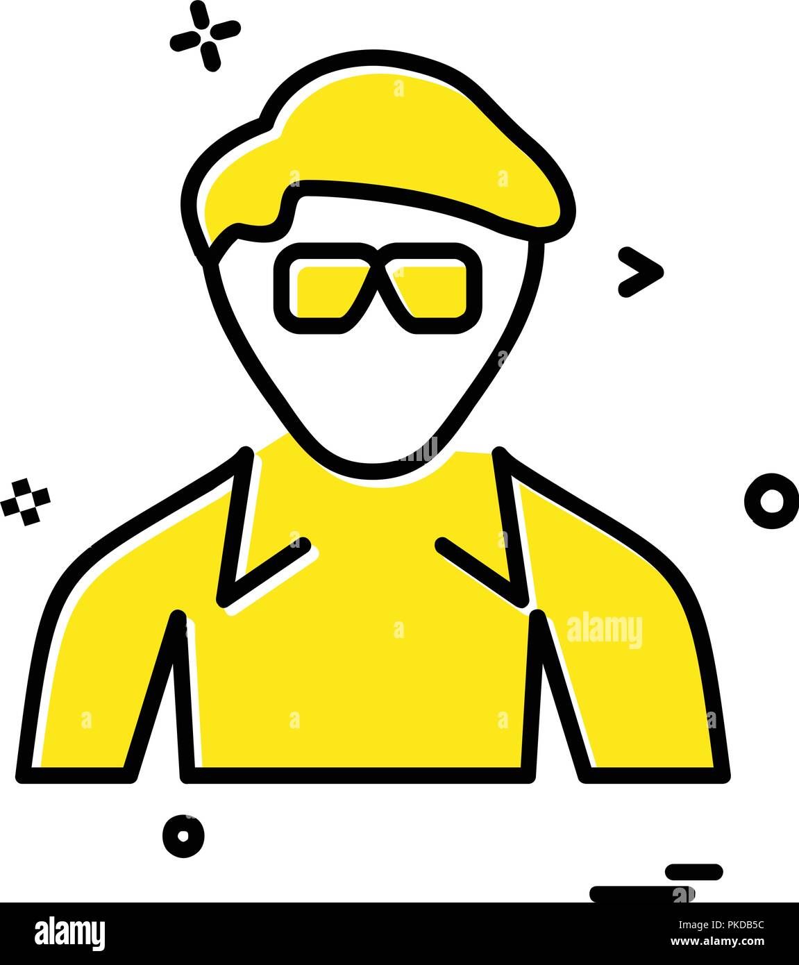 Avatar icon design vector Stock Vector Image & Art - Alamy