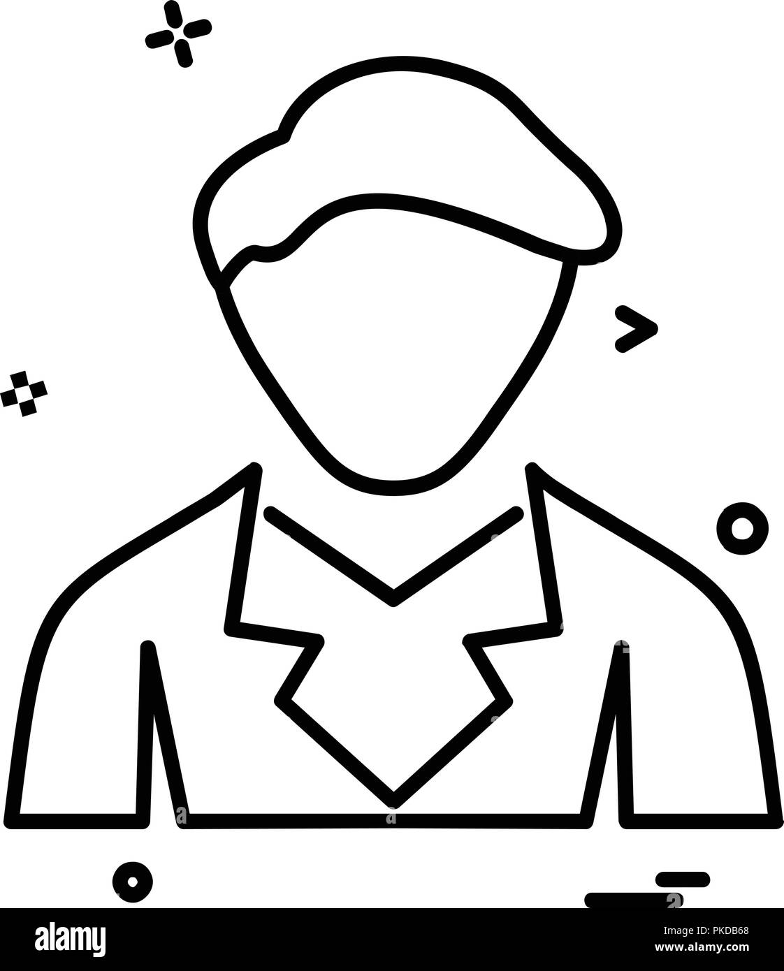 Avatar icon design vector Stock Vector Image & Art - Alamy