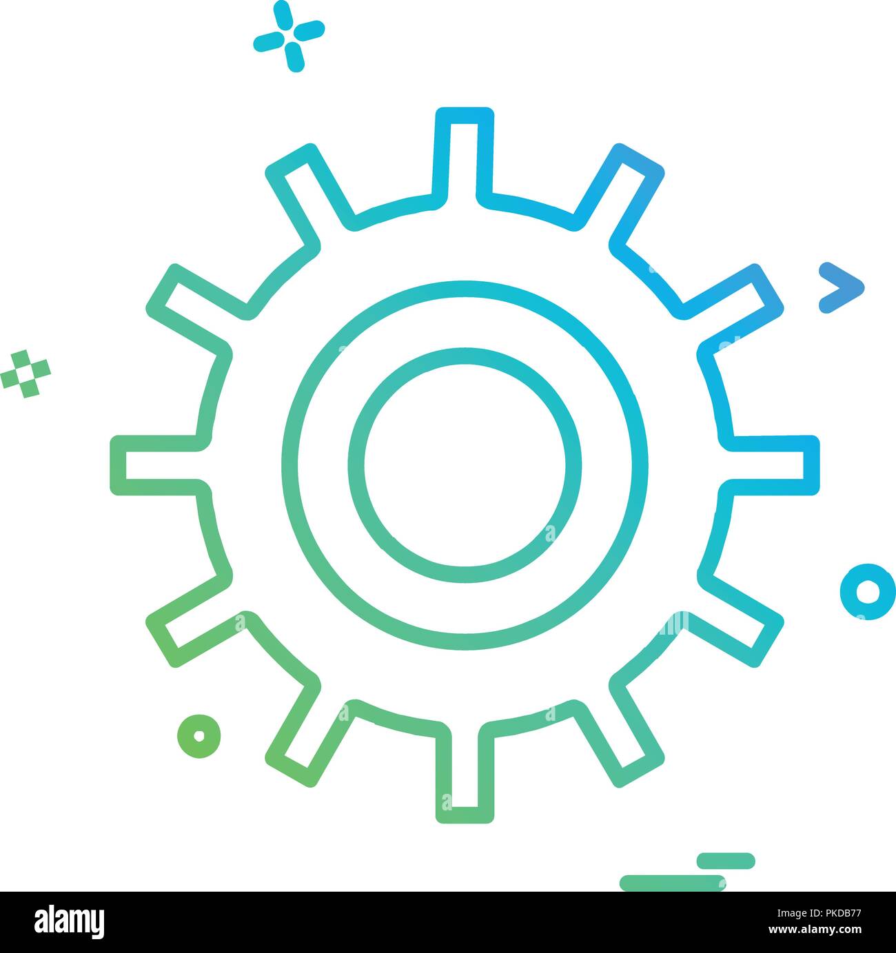 Gear icon design vector Stock Vector Image & Art - Alamy