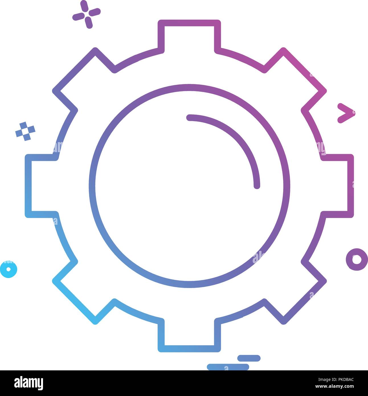 Gear icon design vector Stock Vector Image & Art - Alamy