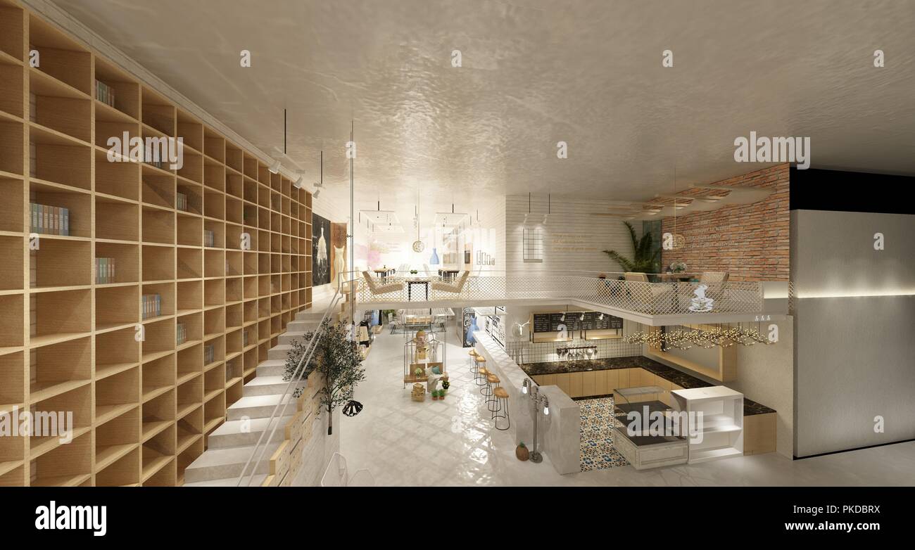 3d render of fashion store Stock Photo - Alamy