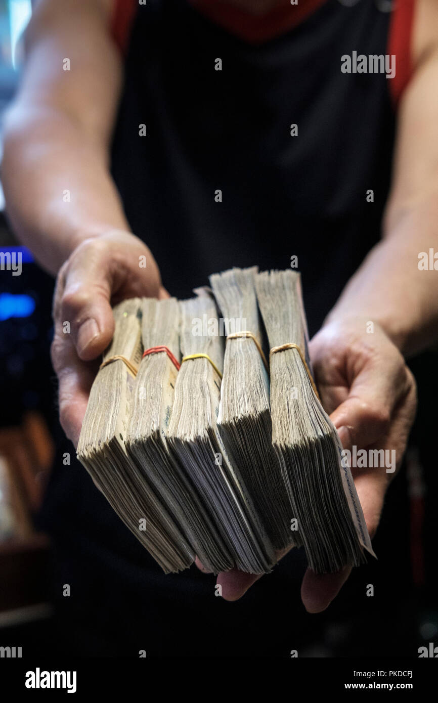 Black People Holding Money