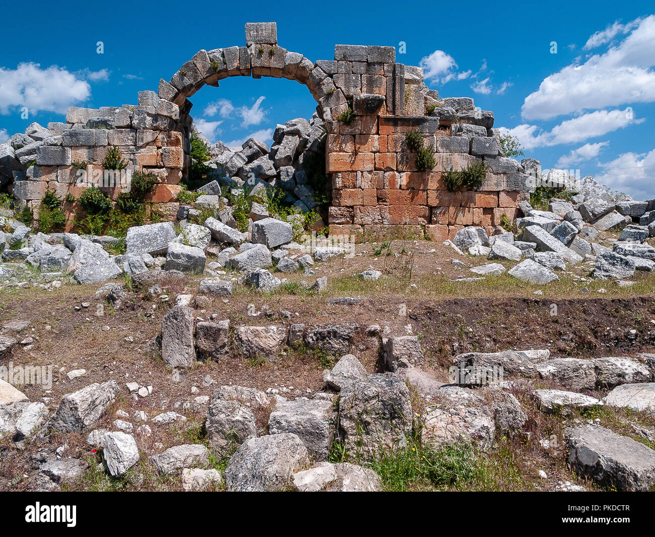 Apamea (also known as Afamia), the ancient Greek and Roman city. The ...