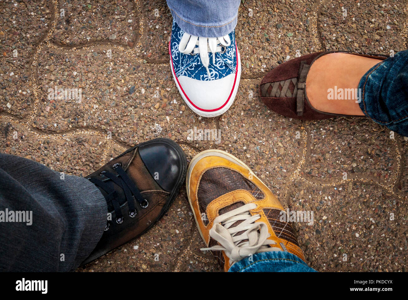 Shoes with different colors and sizes Stock Photo - Alamy