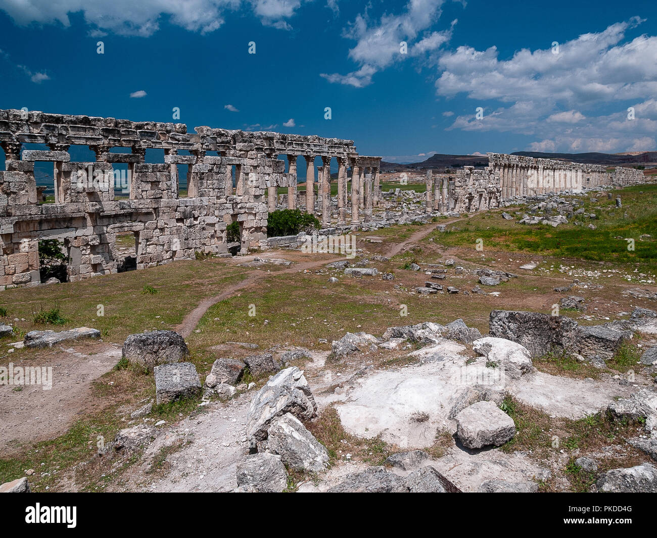 Apamea (also known as Afamia), the ancient Greek and Roman city. The ...