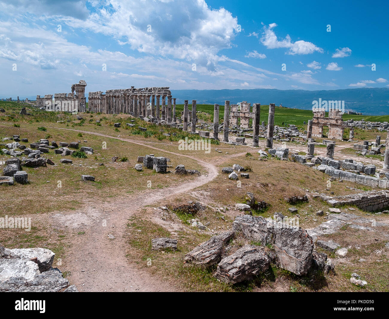 Apamea (also known as Afamia), the ancient Greek and Roman city. The ...
