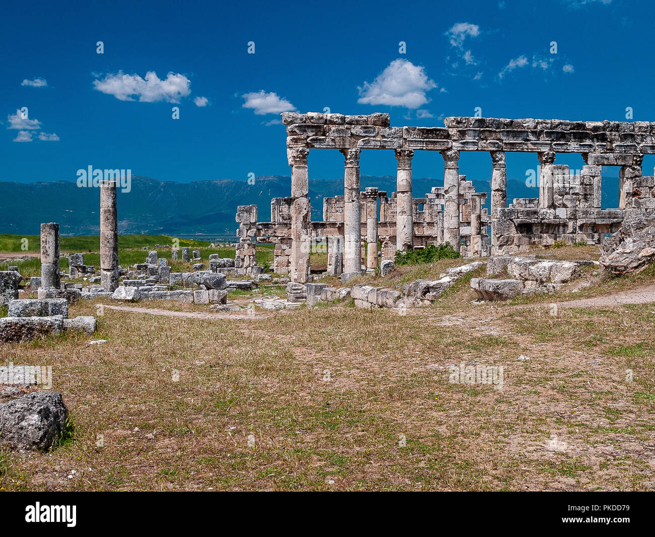 Apamea (also known as Afamia), the ancient Greek and Roman city. The ...