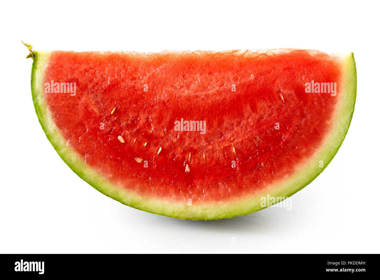 Wedge of seedless watermelon isolated on white Stock Photo - Alamy
