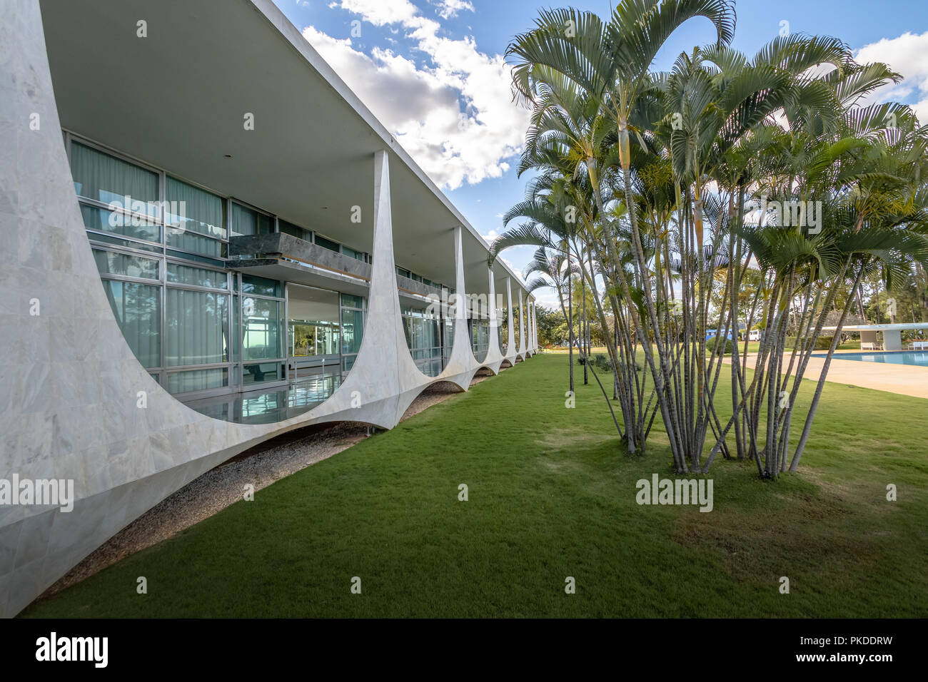 Alvorada Palace, official residence of President of Brazil - Brasilia ...