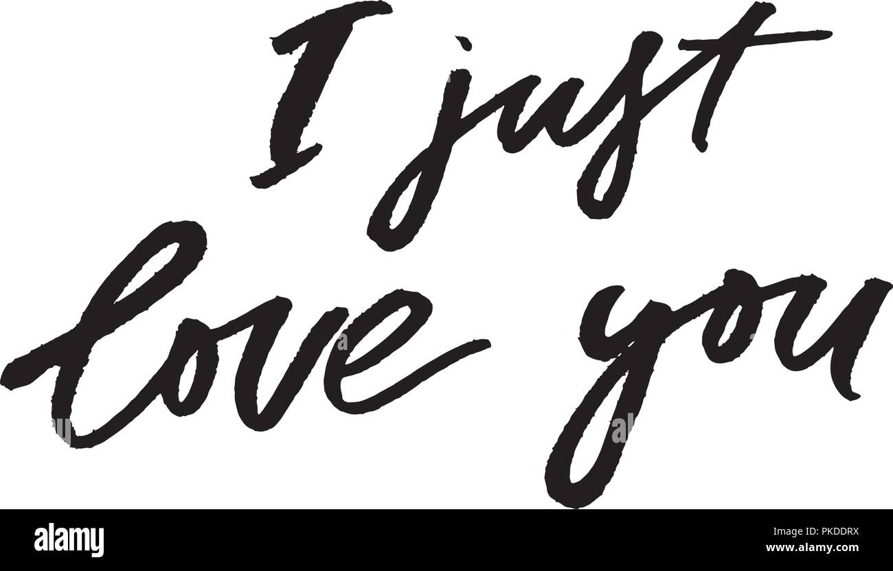 slogan Just love you phrase graphic vector Print Fashion lettering ...