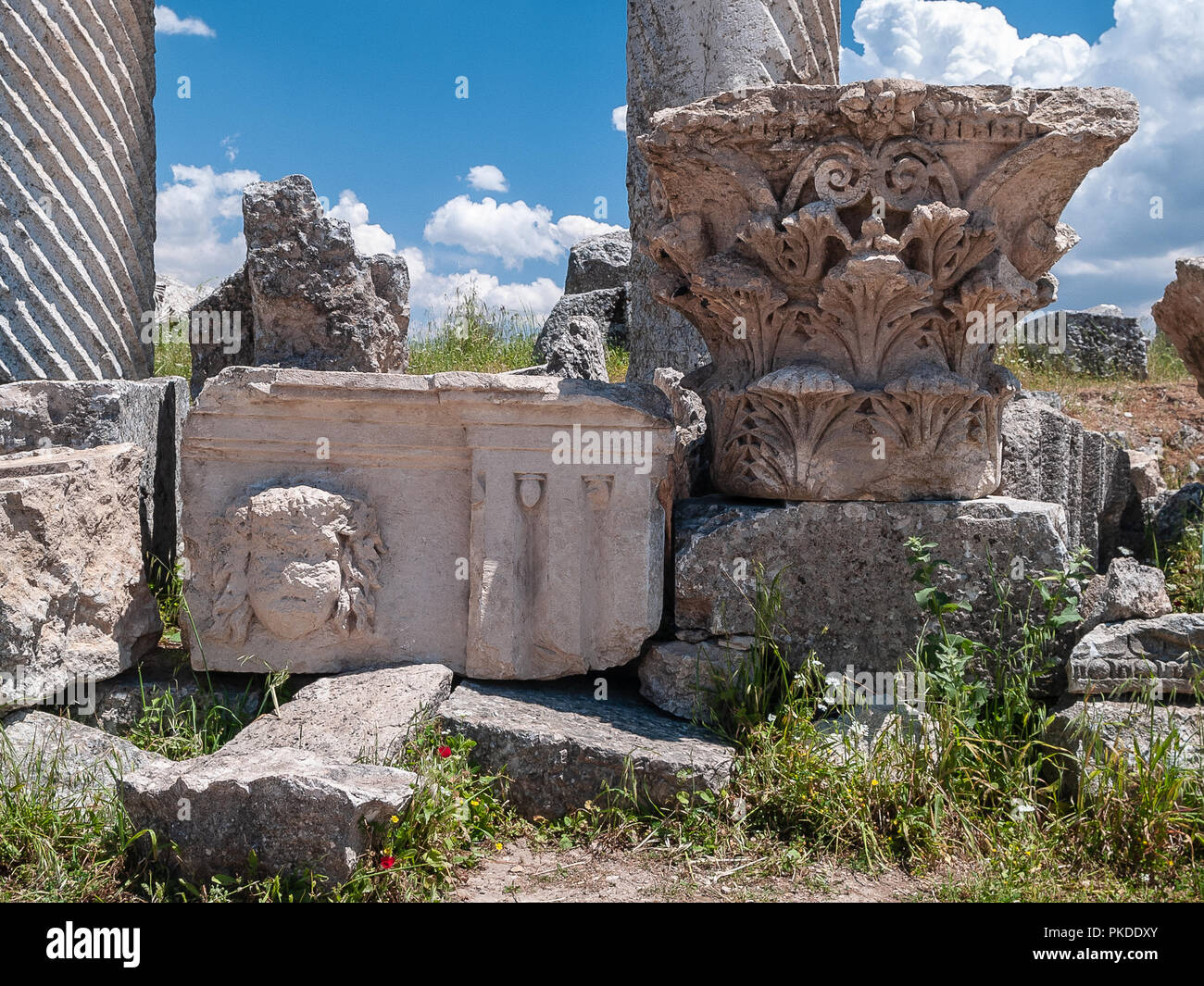 Apamea (also known as Afamia), the ancient Greek and Roman city. The ...