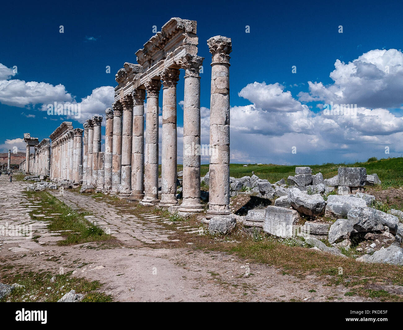 Apamea (also known as Afamia), the ancient Greek and Roman city. The ...