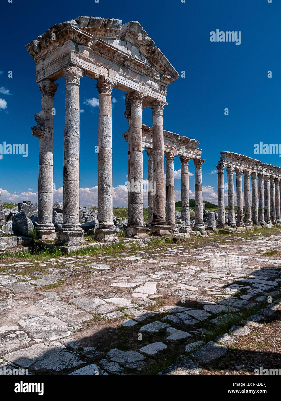 Apamea (also known as Afamia), the ancient Greek and Roman city. The ...
