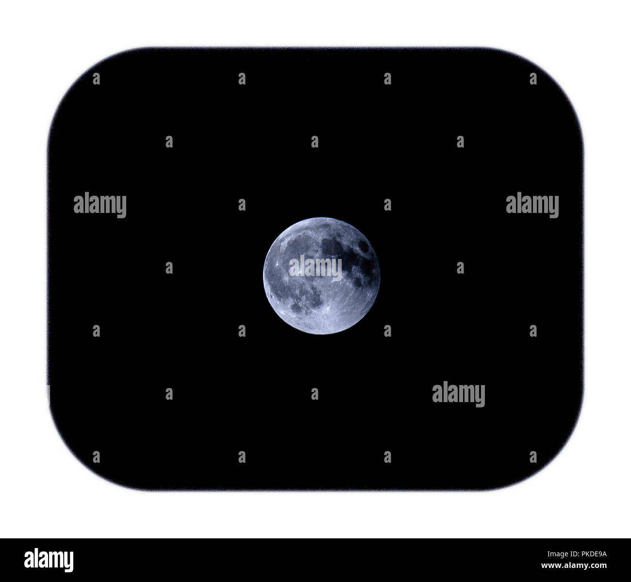 Full moon night shadow Cut Out Stock Images & Pictures - Alamy