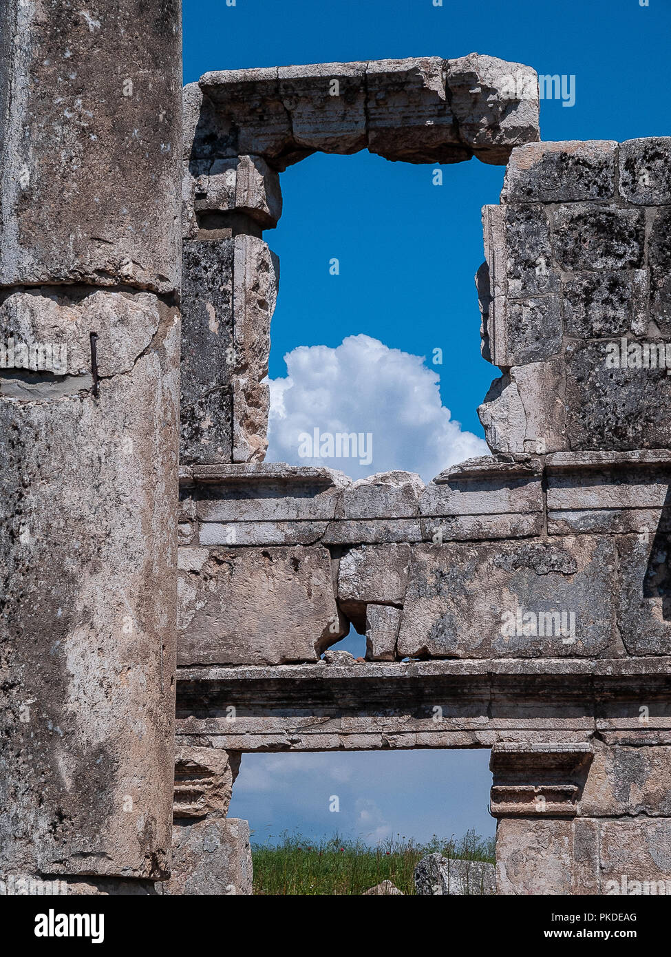 Apamea (also known as Afamia), the ancient Greek and Roman city. The ...