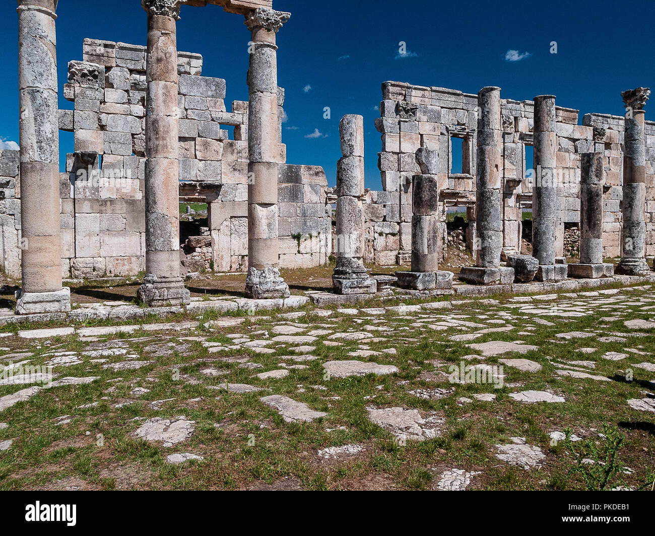 Apamea (also known as Afamia), the ancient Greek and Roman city. The ...