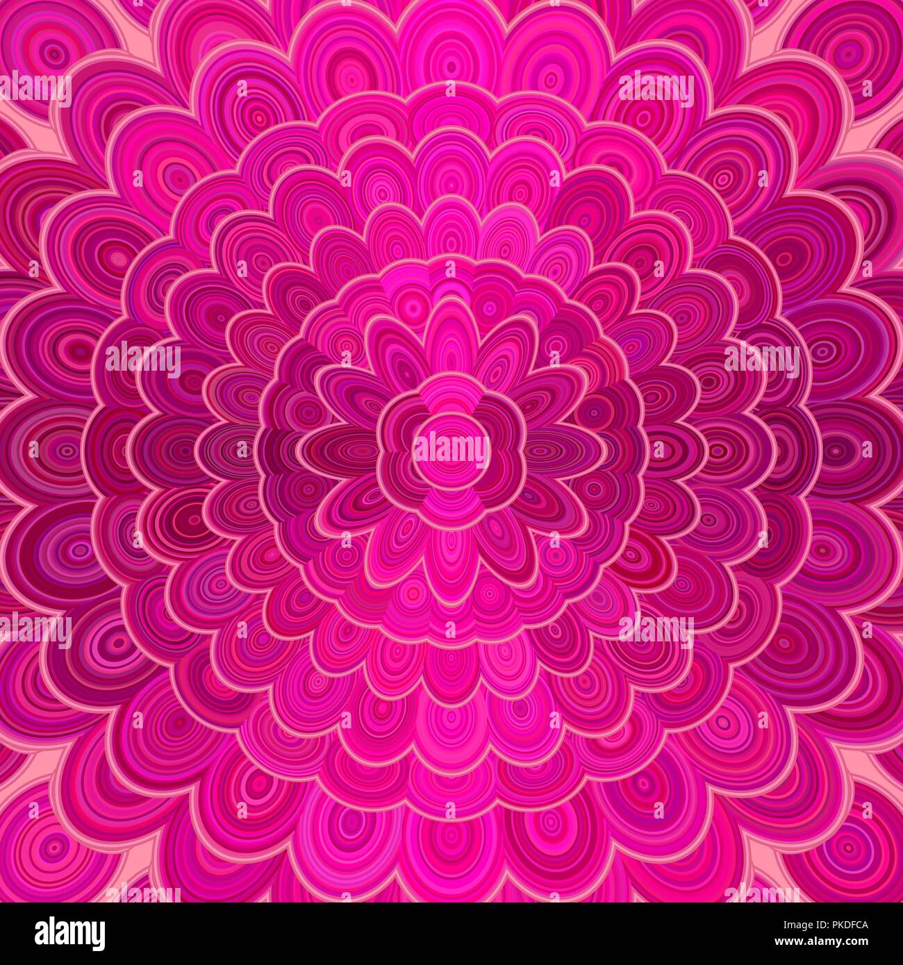 Abstract flower mandala background - vector graphic design Stock Vector ...