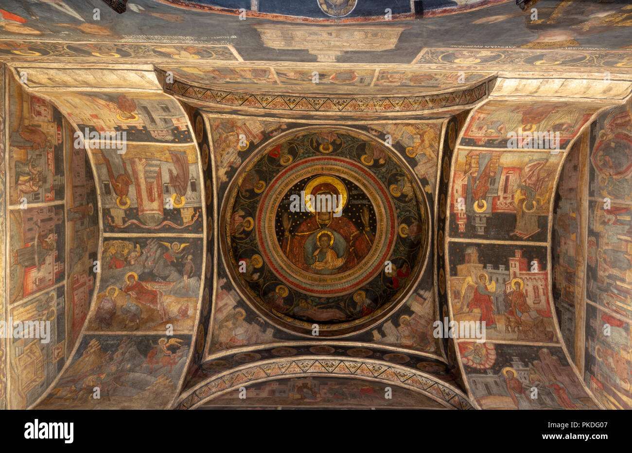 The Stavropoleos Monastery Church in Bucharest, Romania Stock Photo - Alamy