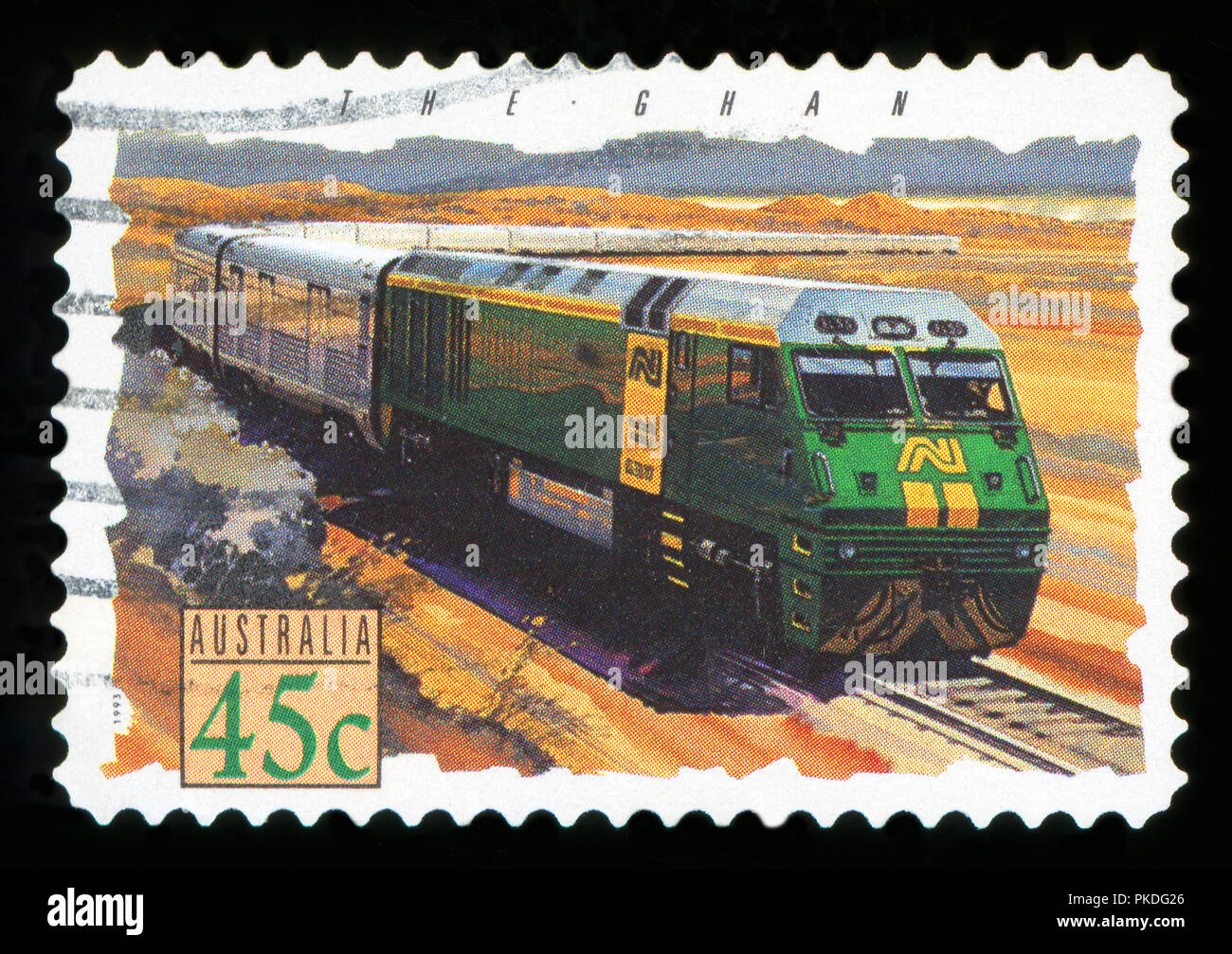 AUSTRALIA - CIRCA 1993: Cancelled postage stamp from Australia ...