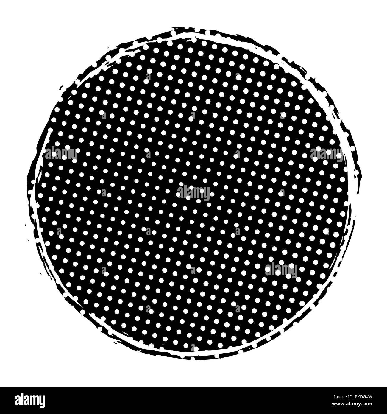 Grunge Circle Stamp Stock Vector Image & Art - Alamy